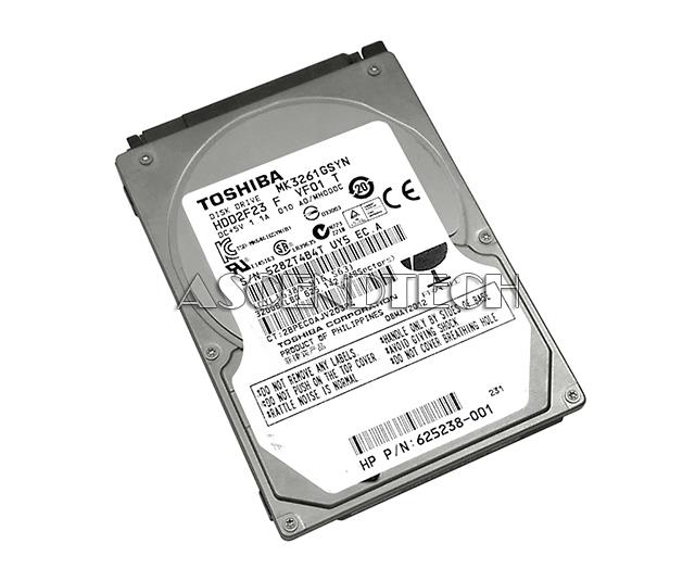MK3261GSYN 625238-001 | Toshiba MK3261GSYN 320GB 2.5" Sata Hdd